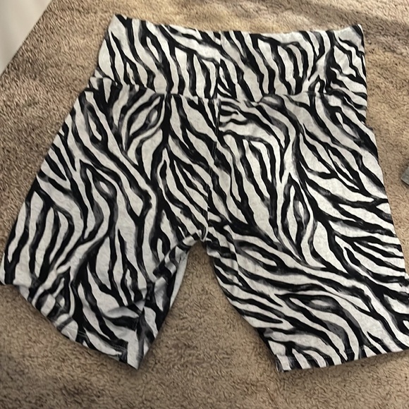 Secret Treasures | Shorts | New Zebra Bike Shorts | Poshmark